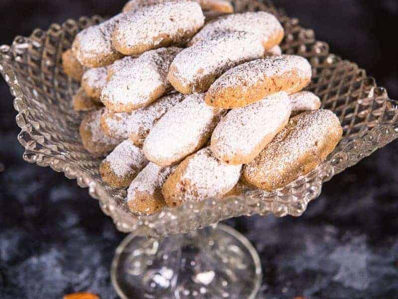 Pecan Finger Cookies - Foodology Geek