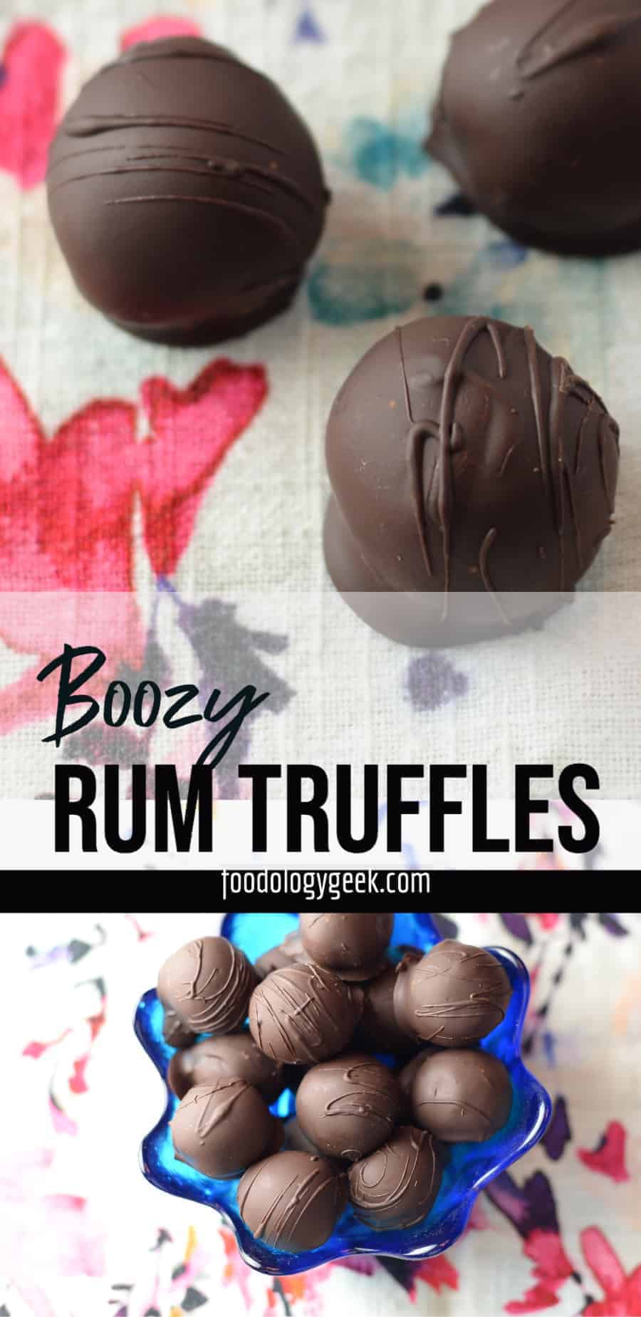 How to Make Easy Homemade Rum Truffles - Foodology Geek