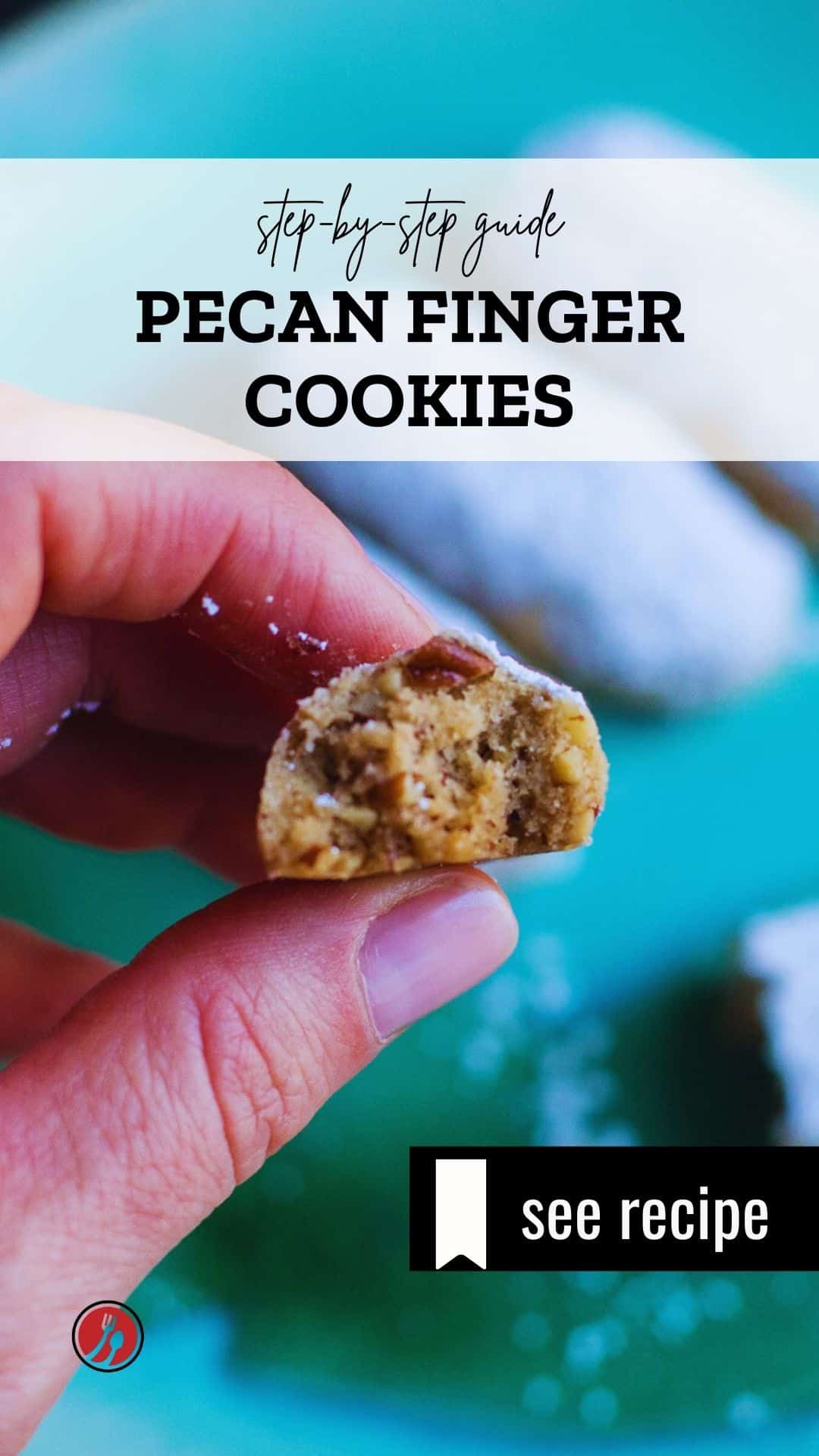 Pecan Finger Cookies - Foodology Geek