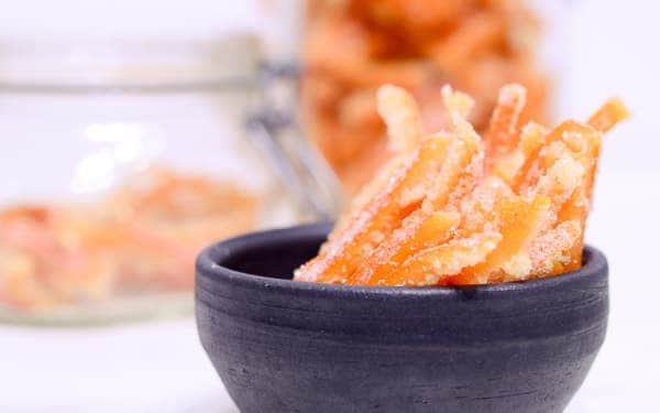 Homemade Candied Orange Peel | Foodology Geek