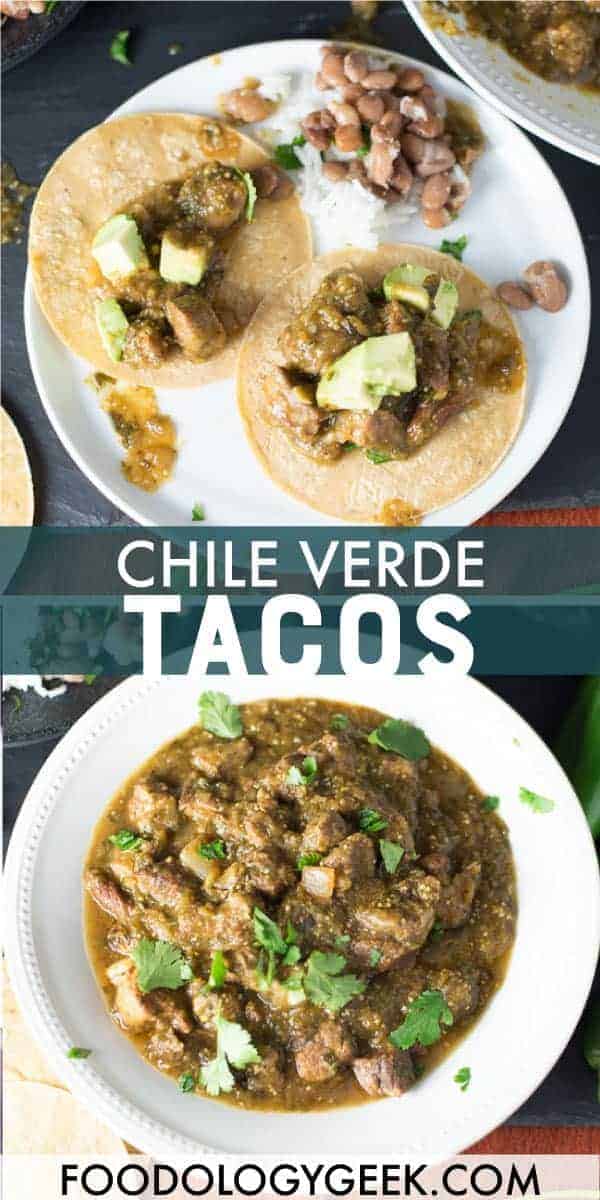 Easy Chile Verde Recipe (Pork or Chicken) | Foodology Geek