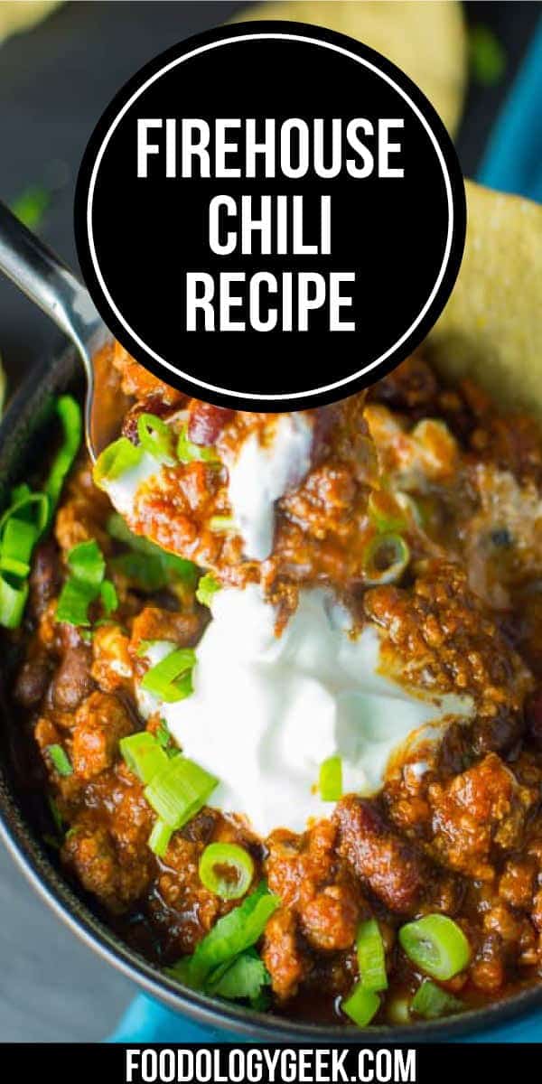 The BEST Firehouse Chile Recipe | Foodology Geek