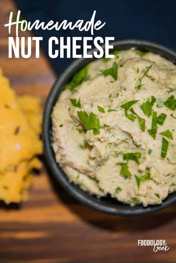 Creamy Cashew Cheese with Herbs and Garlic | Foodology Geek
