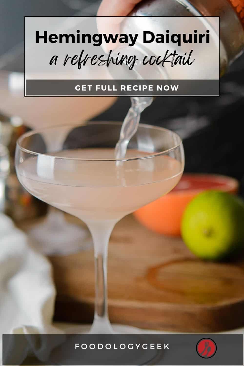 Hemingway Daiquiri - Foodology Geek