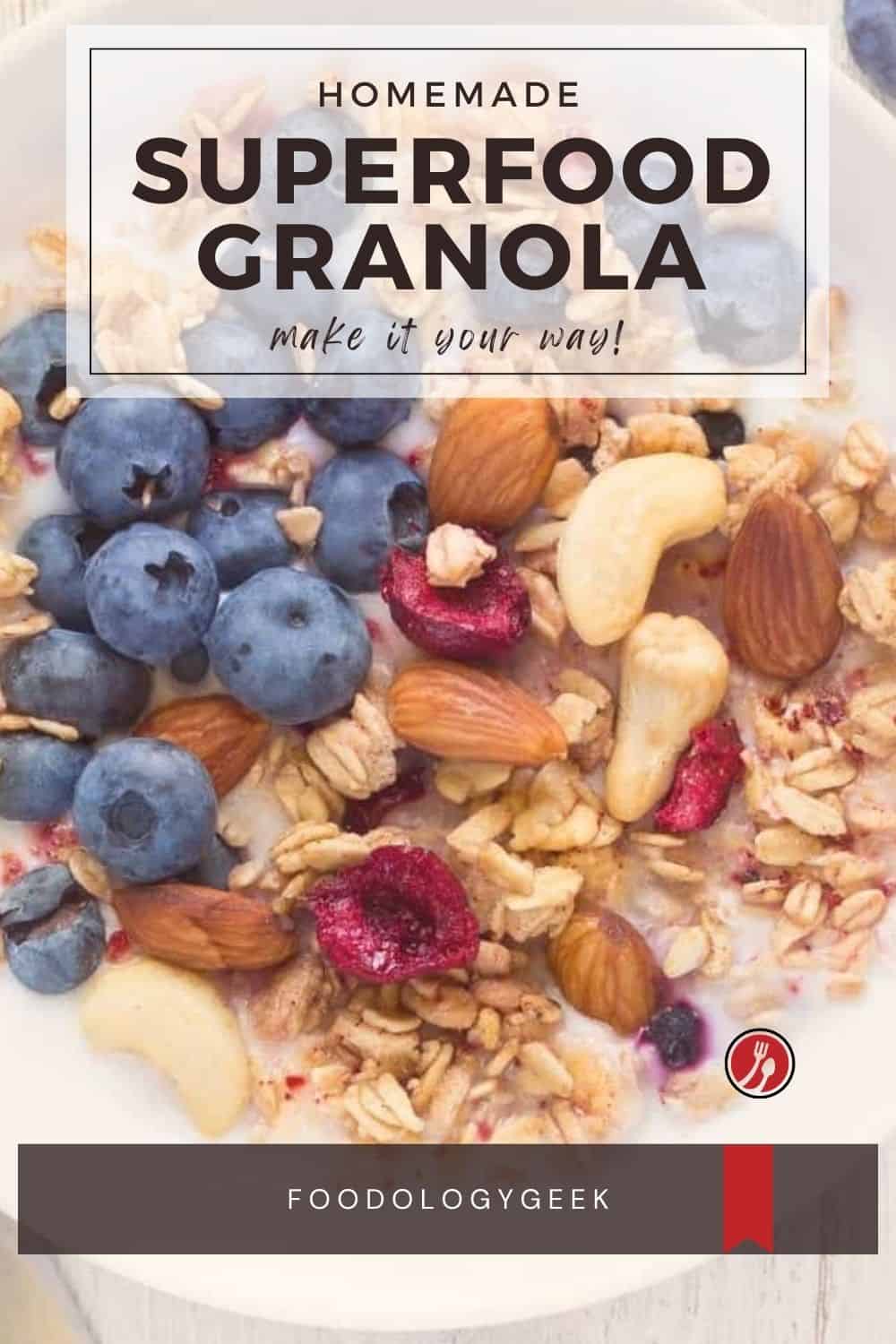 Superfood Granola Recipe - Foodology Geek