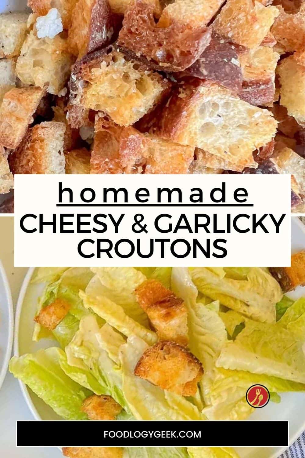 Croutons Recipe (Cheese and Garlic) - Foodology Geek