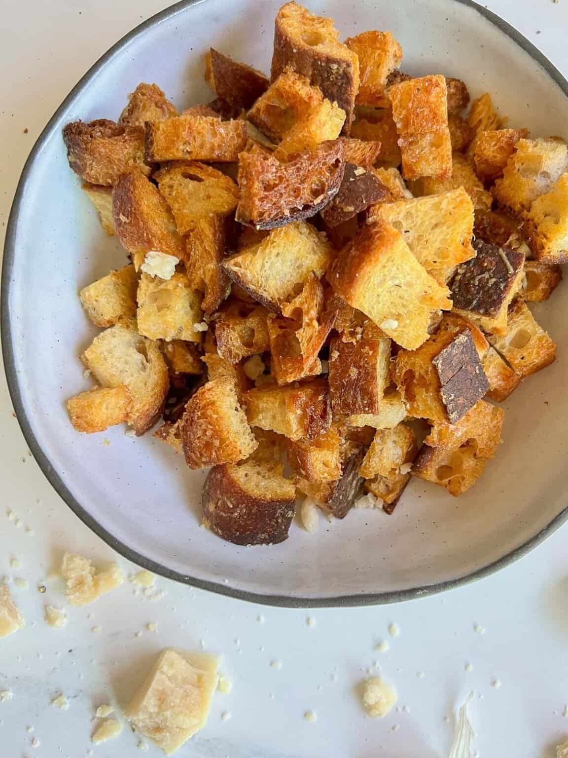 Caesar Salad With Dressing - Foodology Geek