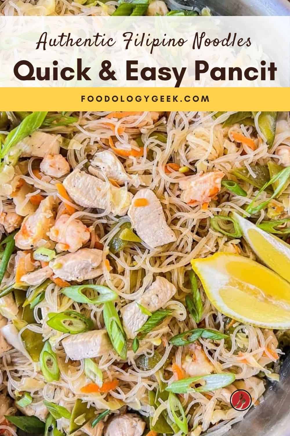Pancit Bihon Recipe - Foodology Geek