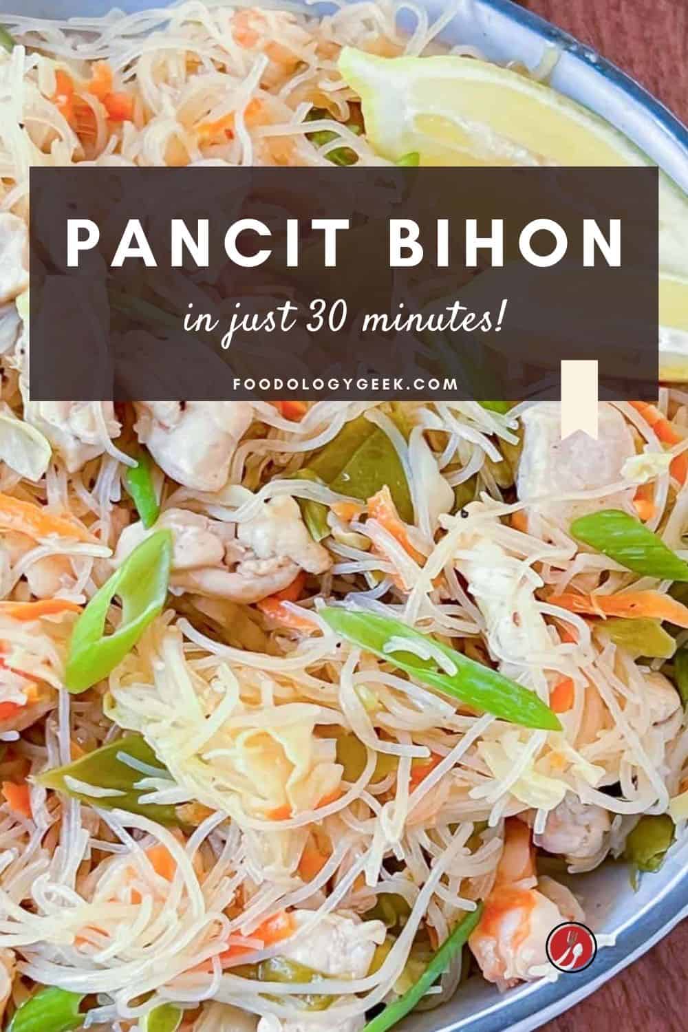 Pancit Bihon Recipe - Foodology Geek