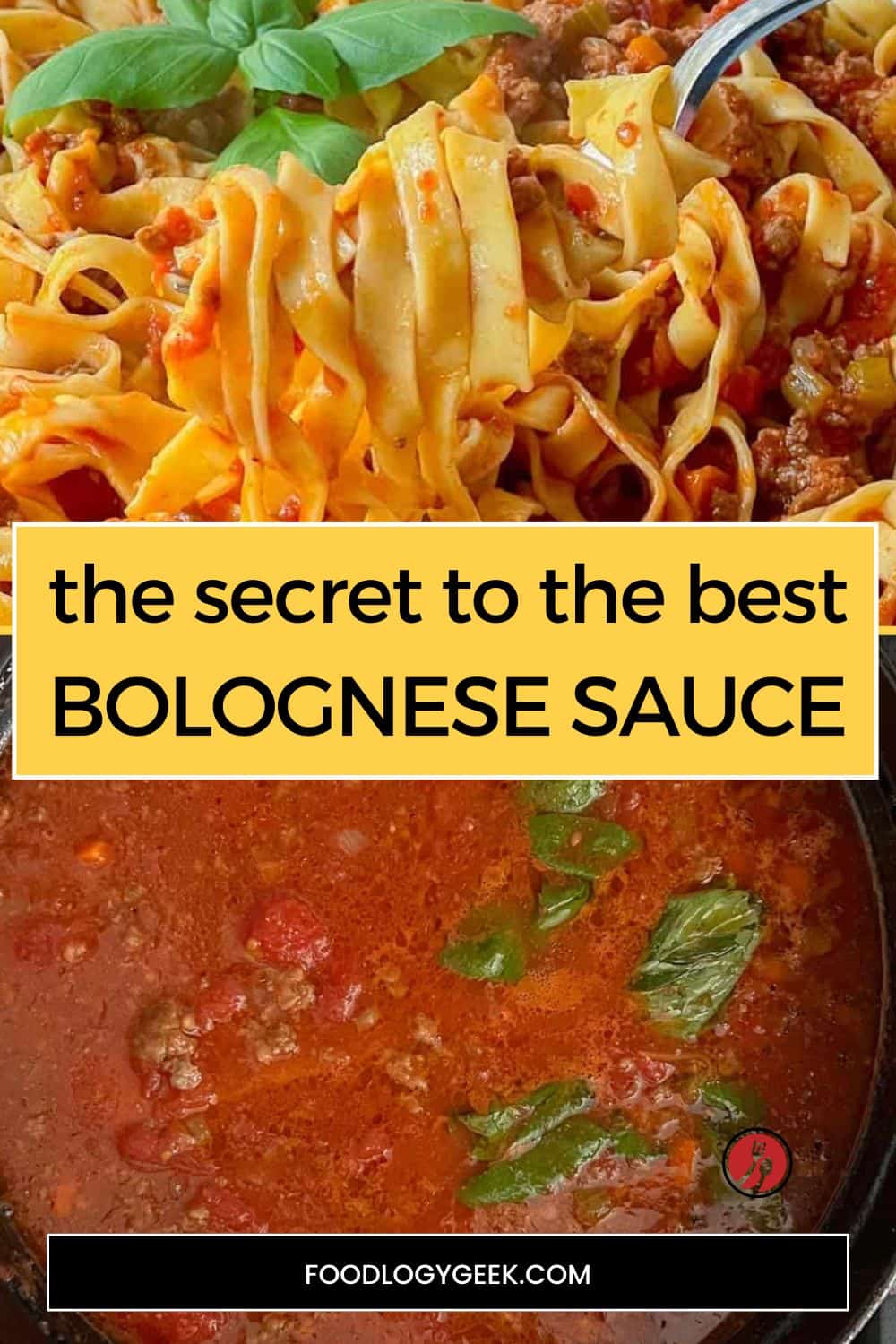 The BEST Bolognese Sauce Recipe - Foodology Geek