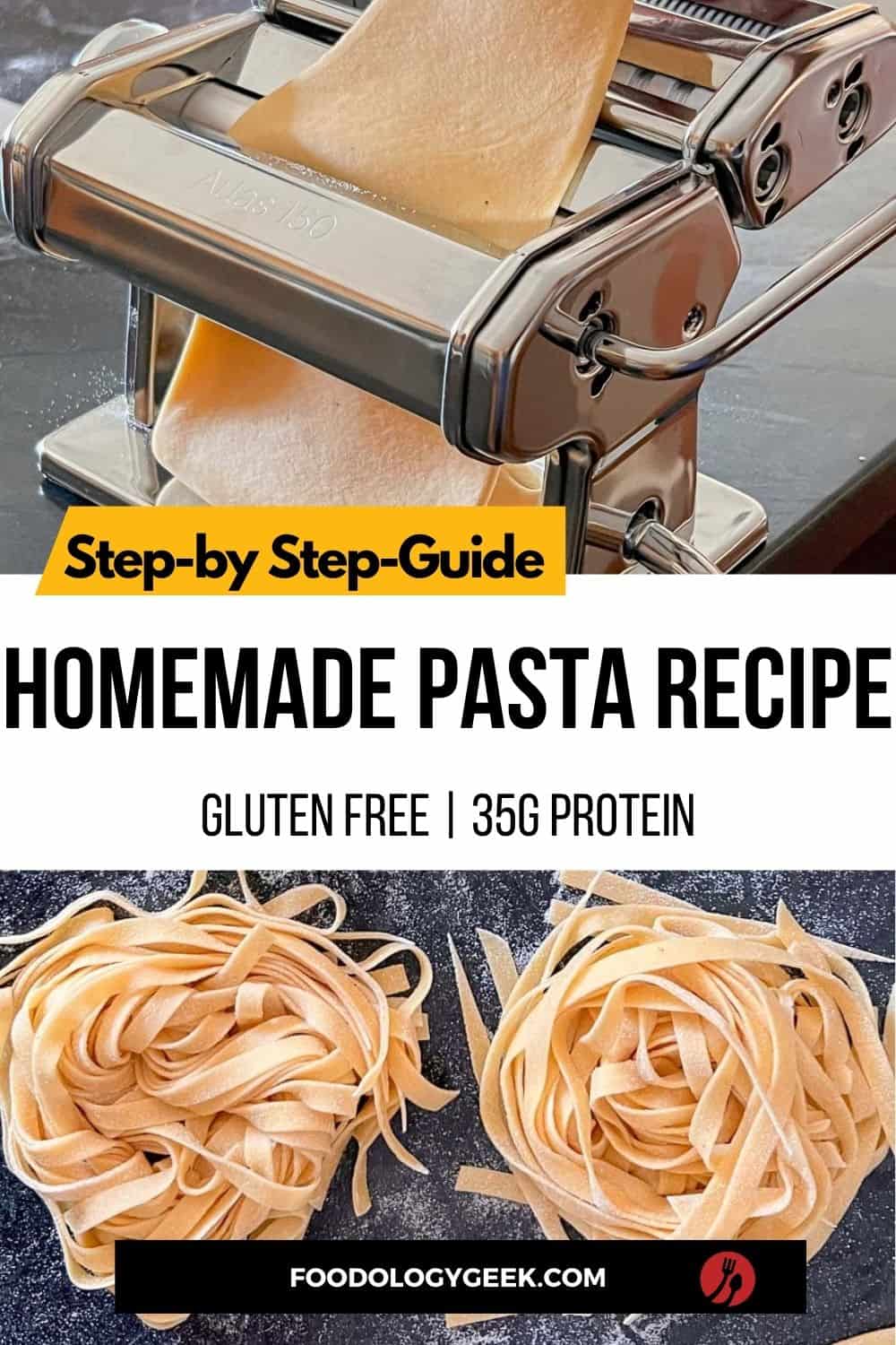Homemade Pasta Recipe - So Easy!!! - Foodology Geek