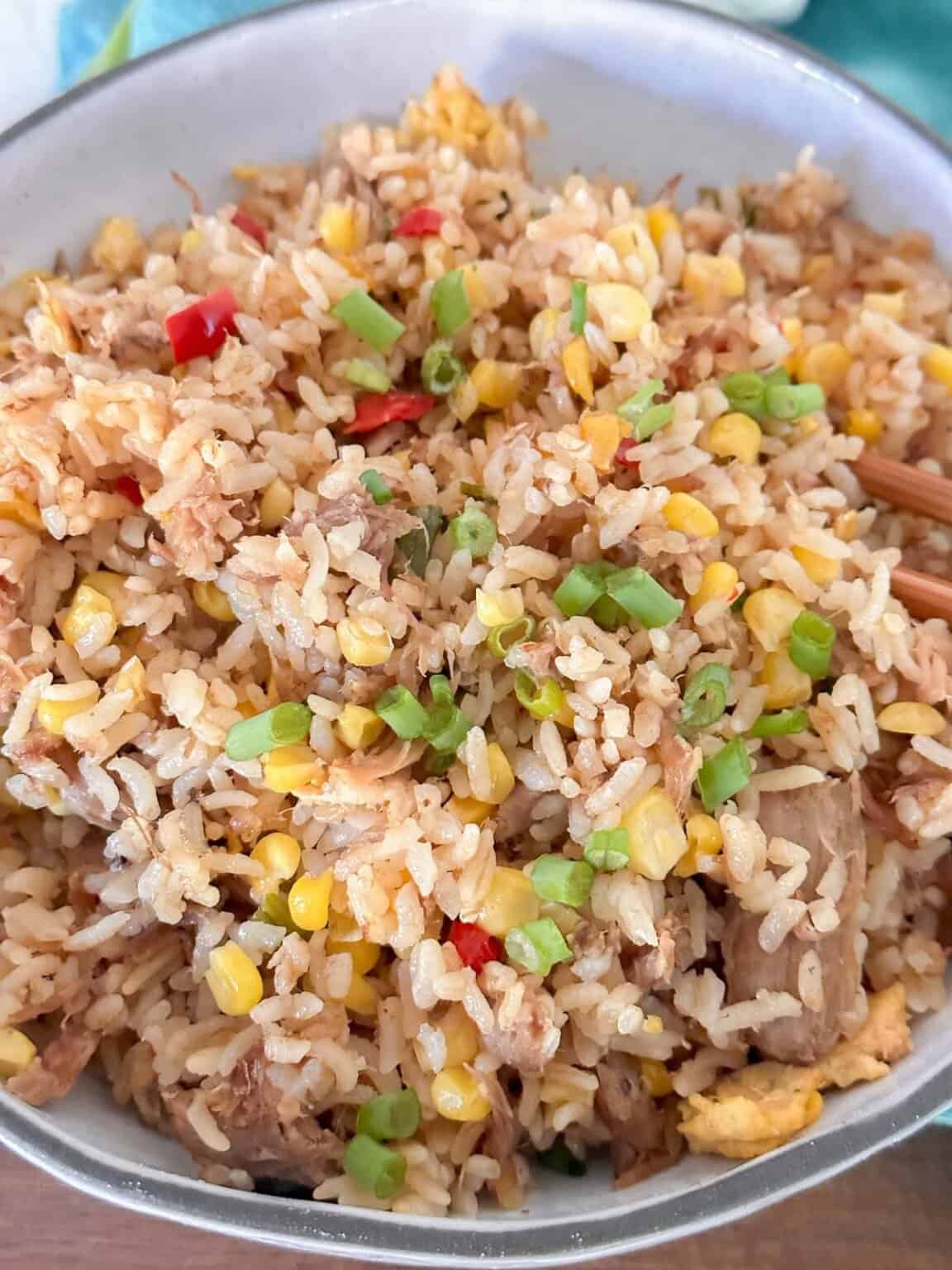 Pork Fried Rice - Foodology Geek