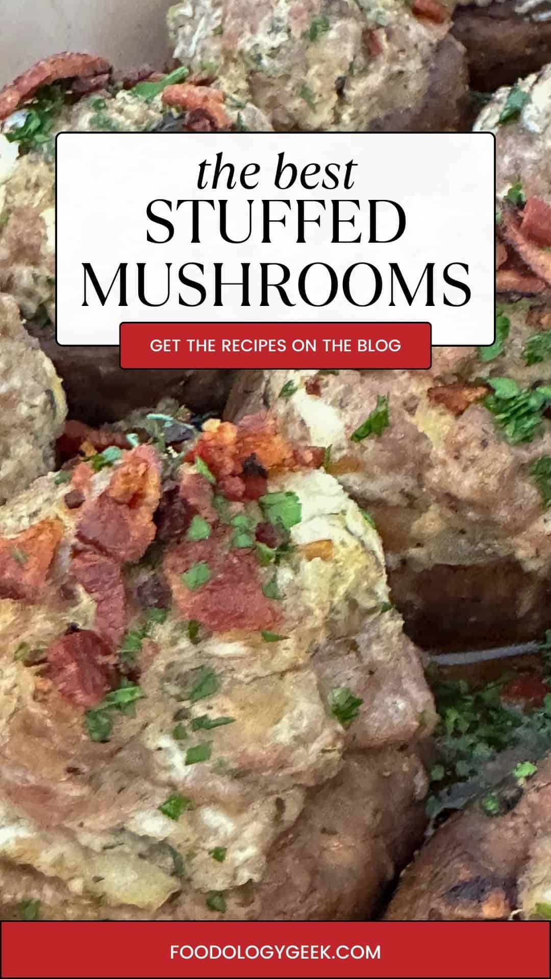 Keto Stuffed Mushrooms - Foodology Geek