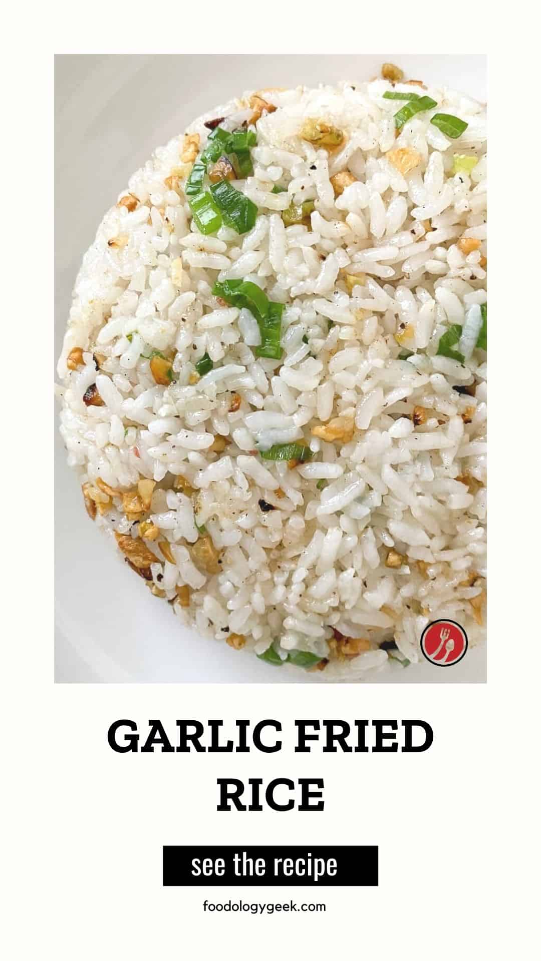 Garlic Fried Rice - Foodology Geek