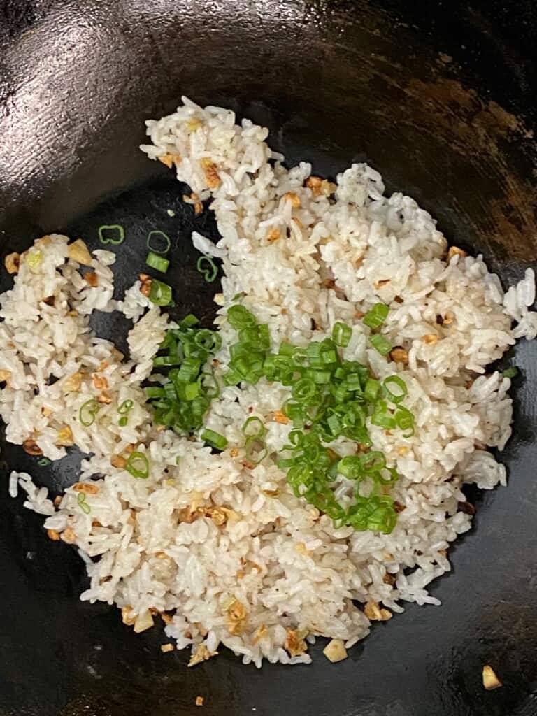 Garlic Fried Rice - Foodology Geek