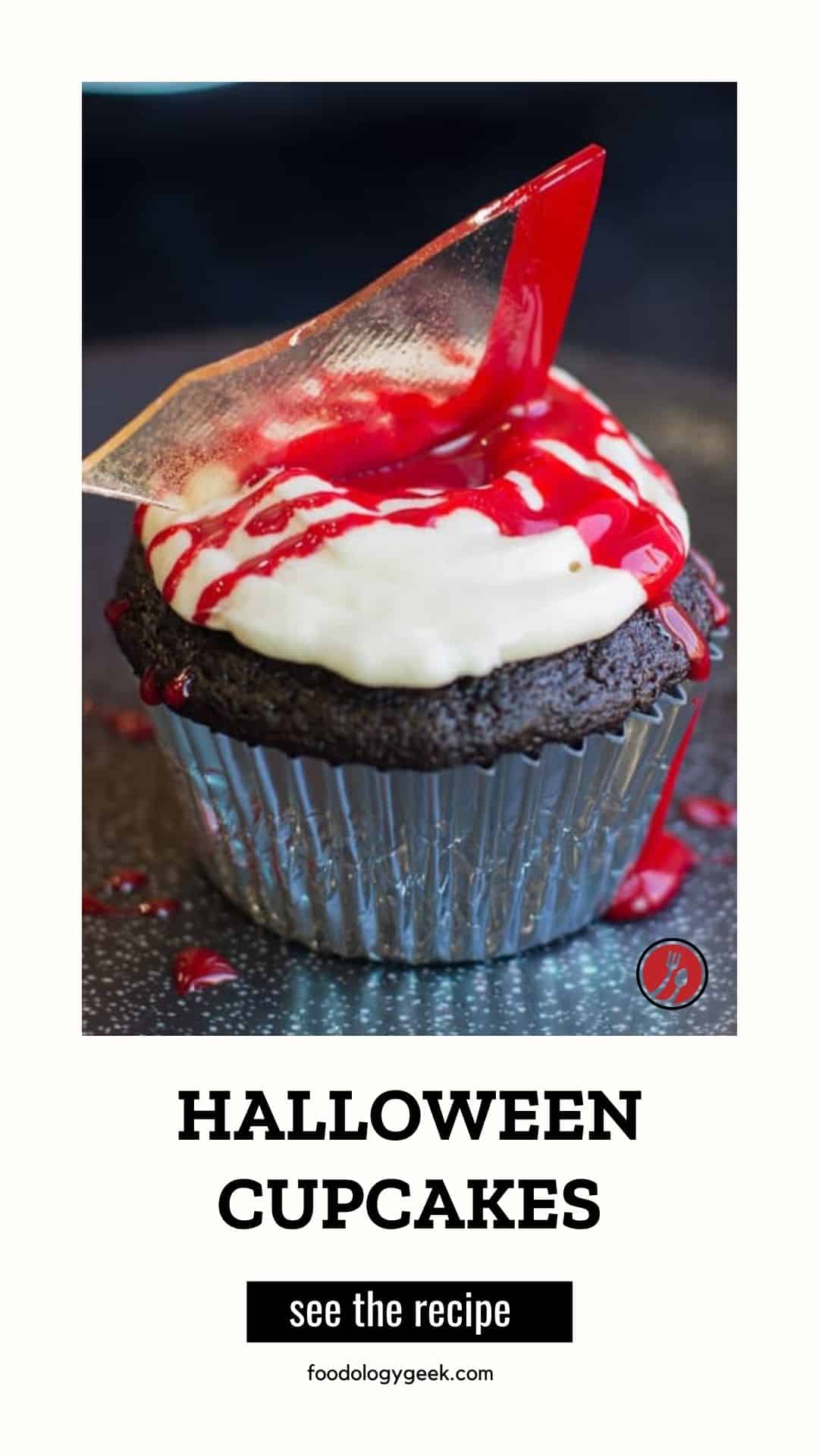 Creepy and Delicious: Dark Chocolate Halloween Cupcakes - Foodology Geek