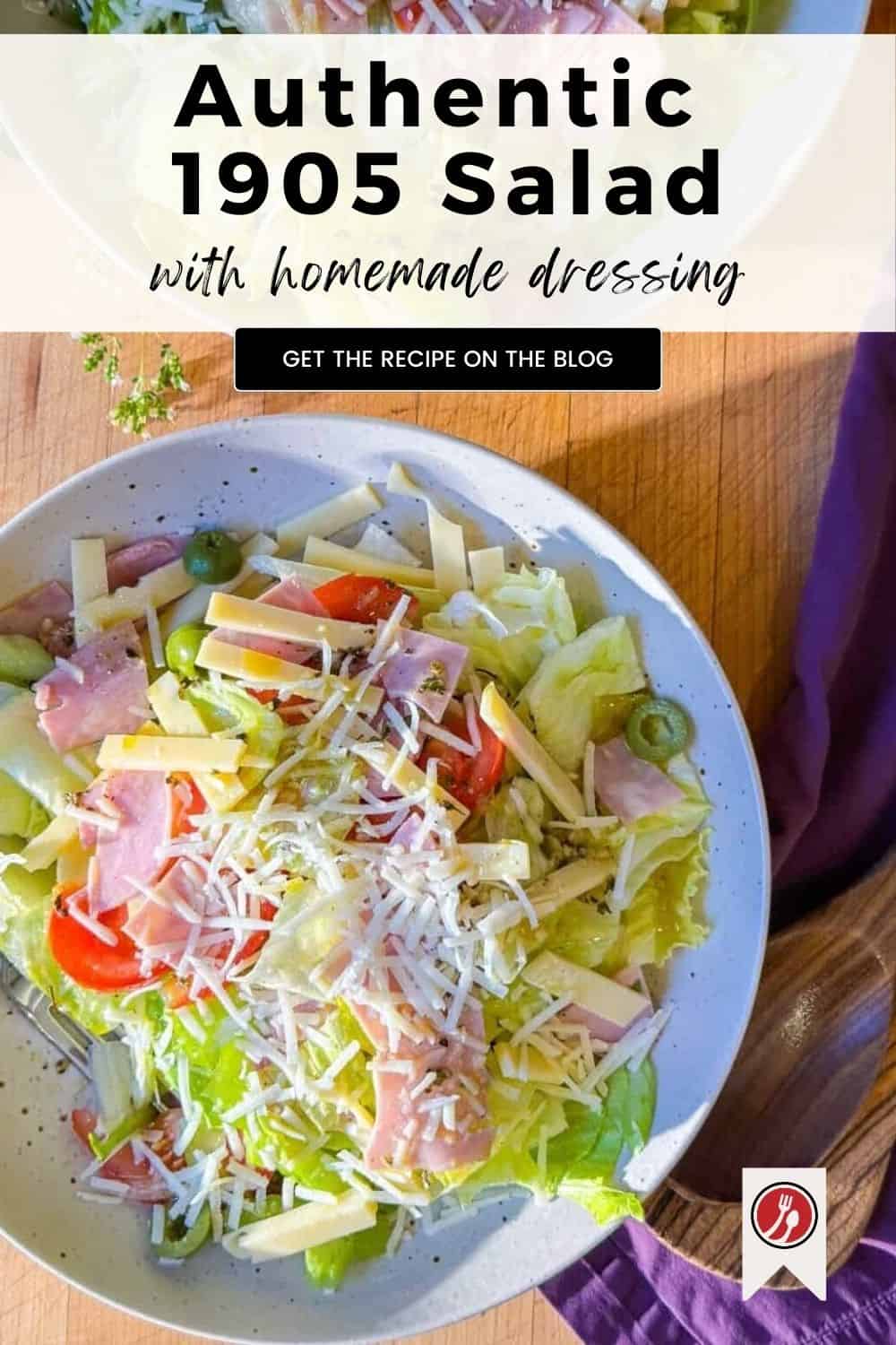 1905 Salad with Homemade Dressing – Easy & Authentic - Foodology Geek